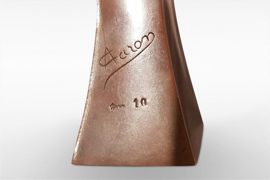 Art Nouveau Alexandre Caron Bronze Bust - thedesigngallery