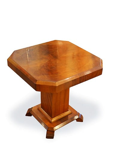 Original Art Deco Square Occasional Table - thedesigngallery