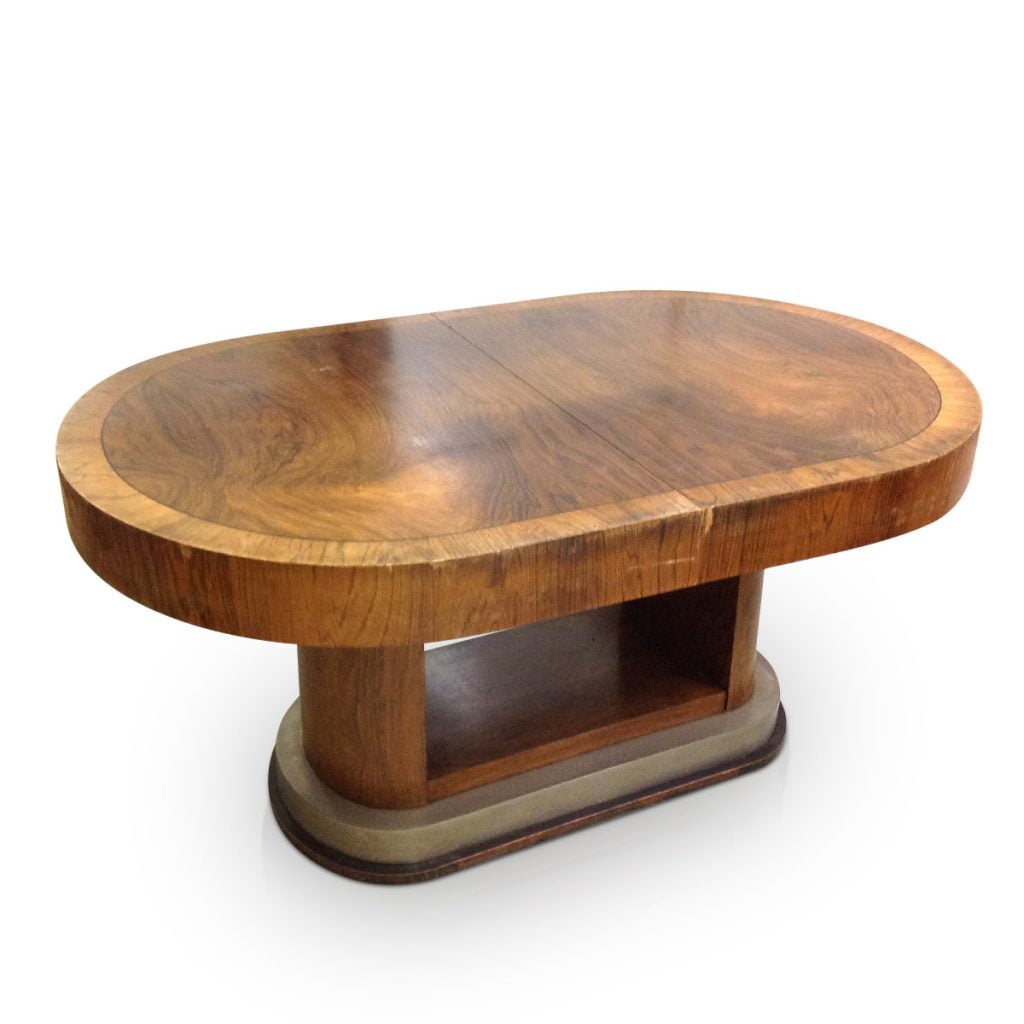 Art Deco Oval Table - thedesigngallery
