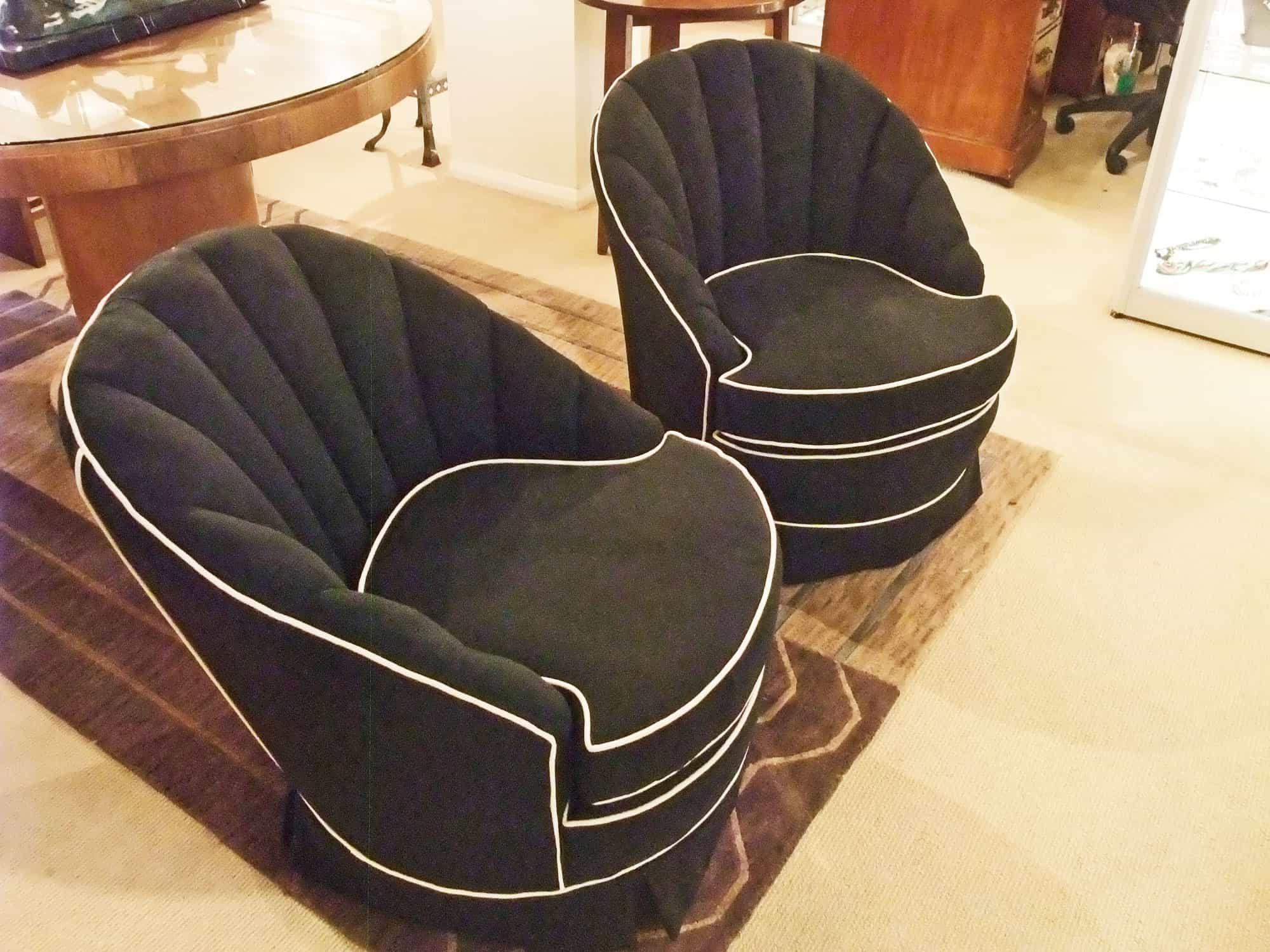 Art Deco Shell Armchairs - thedesigngallery
