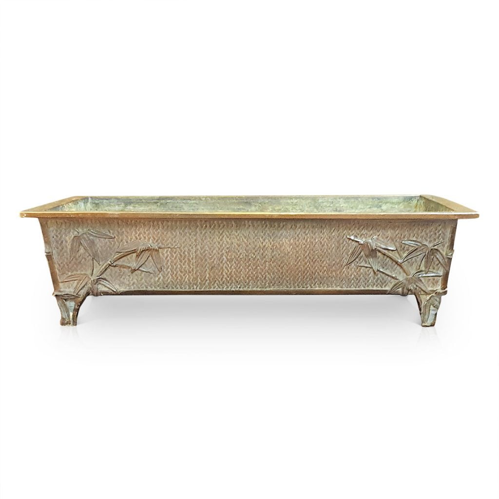 Japanese Bronze Rectangular Trough - thedesigngallery