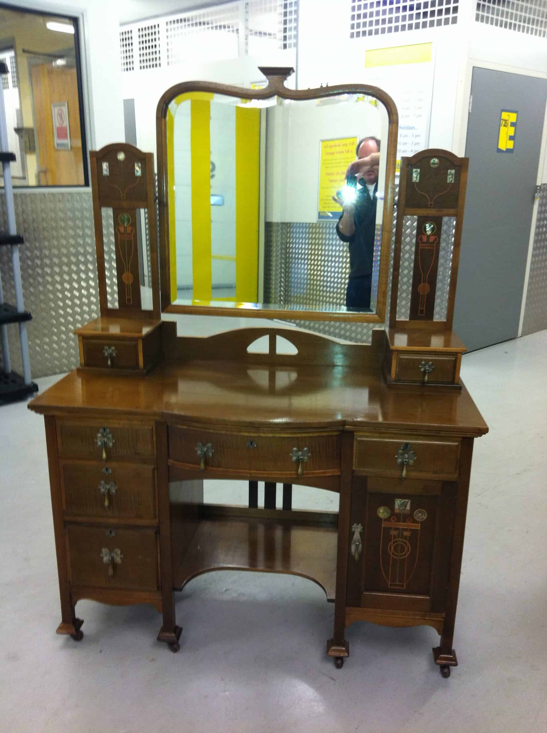 Arts and Crafts Dressing Table by Shapland and Petter - thedesigngallery