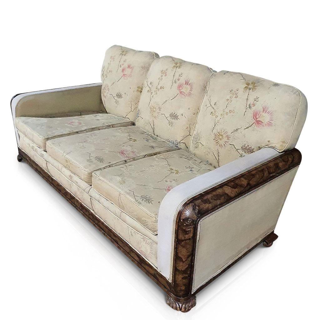 Art Deco Lounge suite: Sofa with two Armchairs by Harris Lebus ...